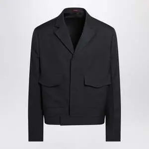 Gucci Wool Gabardine Jacket - Grey