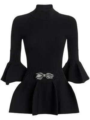 GENNY 100% Polyamide Sweater - Black