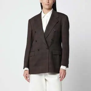 Tagliatore Prince Of Wales-check Double-breasted Jacket