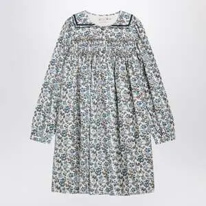 Bonpoint Marinette Cotton Dress With Floral Print - Multicolor
