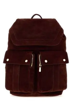 Brunello Cucinelli Brick Suede Backpack