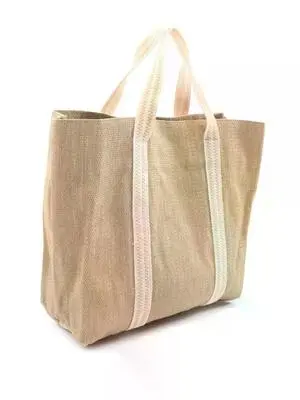 Chloé 2000-2026 Raffia Beach Line Tote Bag