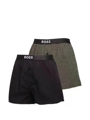 Hugo Logo-waistband Boxers - Black