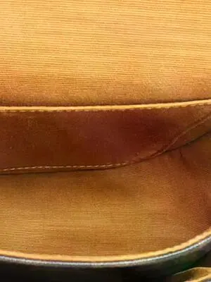 Celine 2010-2026 Medium Triomphe Coated Canvas Folco Crossbody Bag