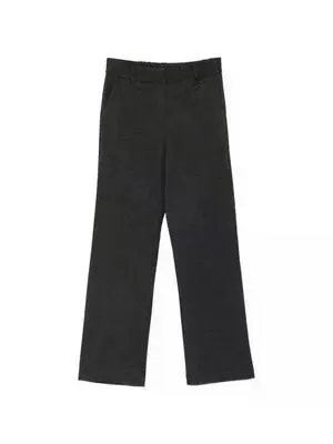 Alpha Studio Elasticated-waistband Trousers - Grey