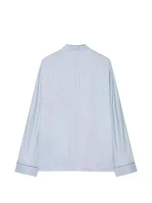 Shanghai Tang Coin-jacquard Silk Pajamas