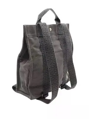 Hermès 1990-2010 Canvas Herline Mm Backpack