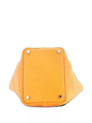 Hermès Picotin Lock Bag Clemence Pm Bucket Bag - Orange