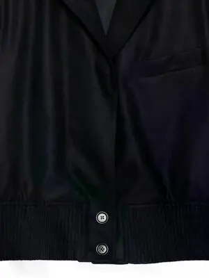 Aspesi Ribbed-hem Button-up Jacket - Blue