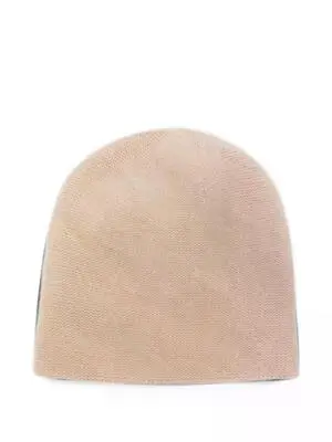 LISKA Fine-knit Beanie Hat - Neutrals