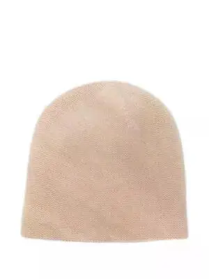 LISKA Fine-knit Beanie Hat - Neutrals