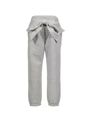 Sandy Liang Dimple Bow-detail Track Pants