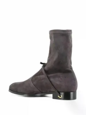 Jennifer Chamandi Carlo Suede Ankle Boots