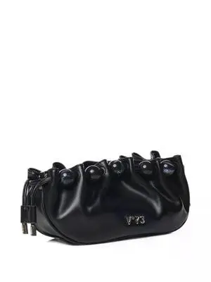 V°73 Topaz Chibead-embellished Ruched Mini Bag - Black