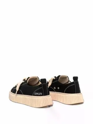 RHUN Contrast-stitch Platform Sneakers