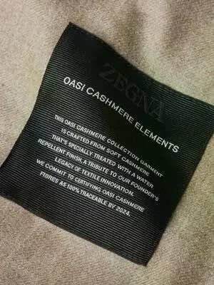 Zegna Light-taupe Mélange Oasi Cashmere Elements Car Coat