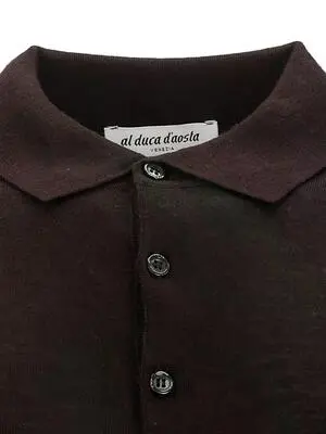Al Duca D'aosta Merino Wool Polo Sweater