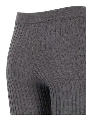 Mauro Grifoni Ribbed-knit Wool Leggings