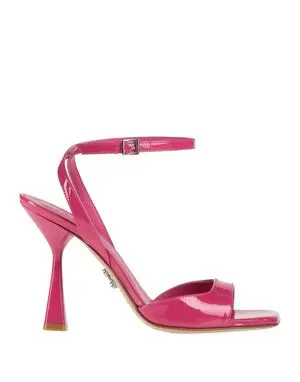 SERGIO LEVANTESI Sandals Azure Size Leather - Fuchsia