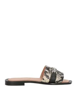 POLLINI Sandals Size Leather