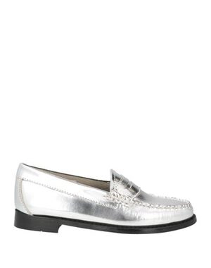 G.H. BASS & CO. G. H. Bass & Co Weejun Penny Loafers Size Leather - Silver