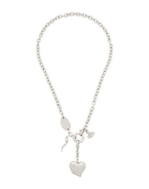 VIVIENNE WESTWOOD Della Pendant Woman Necklace Silver Size - Brass Silver