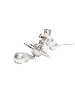 VIVIENNE WESTWOOD Broken Pearl Necklace Necklace Brass