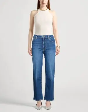 FRAME Le Sleek Straight Jeans Size Cotton, Pre-consumer Recycled Cotton, Post-consumer Recycled Cotton, Lyocell, Elastane