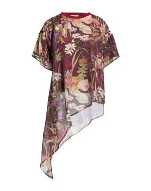 VICOLO Midi Dress Garnet Size Lyocell, Polyamide - Red
