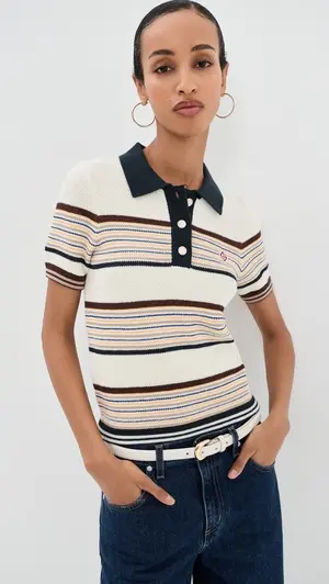 Casablanca Cafe Stripe Top