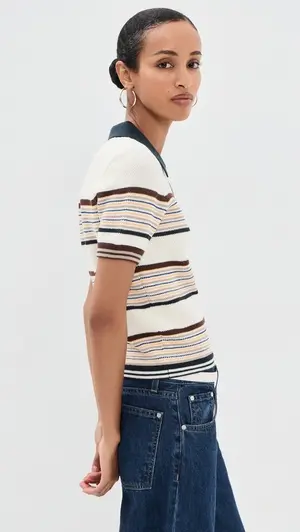 Casablanca Cafe Stripe Top