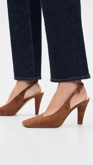 Dolce Vita Gessia Slingback Suede Heels