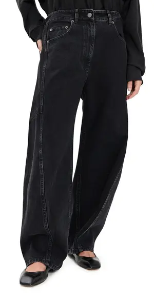 Tibi Petite Sid Jeans - Black