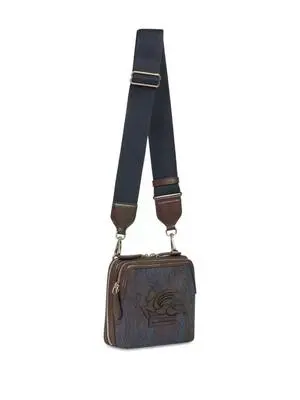 Etro Paisley-pattern Logo Messenger Bag