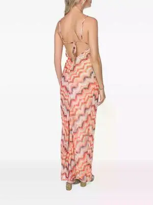 ONETEASPOON Jagger Chevron-print Maxi Dress