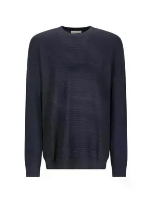 GOES BOTANICAL Check-pattern Sweater - Blue