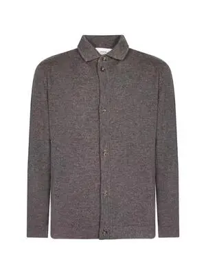 LARDINI Button-up Collar Cardigan