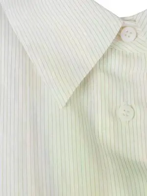 Peserico Pinstripe-print Bead-embellished Shirt