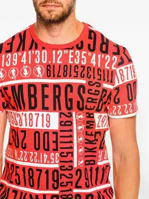 BIKKEMBERGS Logo-print Cotton T-shirt