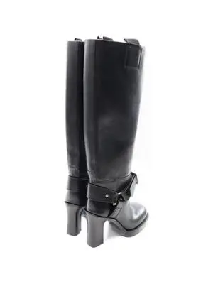 Burberry 2010s Buckled Knee-high Boots