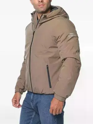ECOALF Cartes Hooded Zip-up Jacket - Neutrals