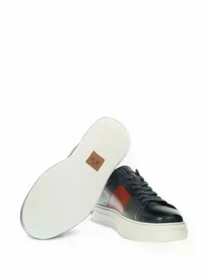 LA MARTINA Todi Logo-embossed Leather Sneakers