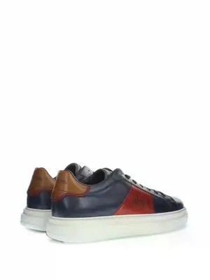 LA MARTINA Todi Logo-embossed Leather Sneakers