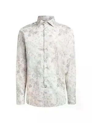 Etro Motif Cotton Satin Shirt