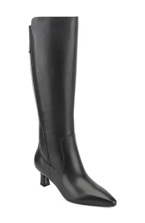 Easy Spirit Makenna Wide Calf Knee High Boot Blk01