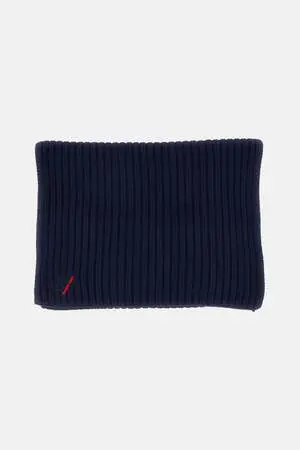 AFTER/LABEL Sciarpa In Maglia A Coste - Blue
