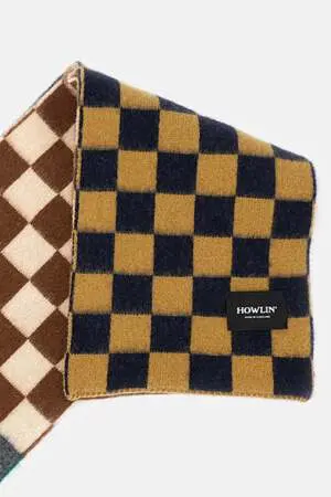 Howlin' Sciarpa In Lana A Scacchi - Multicolore