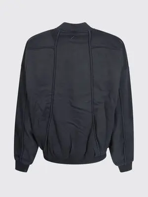 THOM KROM Cotton Blend Bomber Jacket With Two-way Zip And Slant Pockets