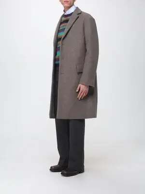 Dries Van Noten Knee-length Wool-blend Coat With Lapels And Back Vent