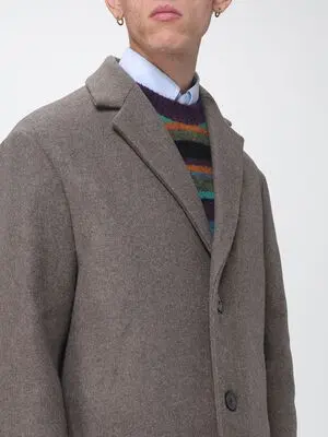 Dries Van Noten Knee-length Wool-blend Coat With Lapels And Back Vent